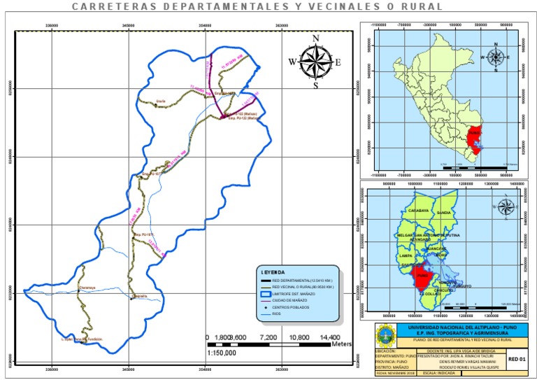 Mapa Mañazo Carrteras | PDF