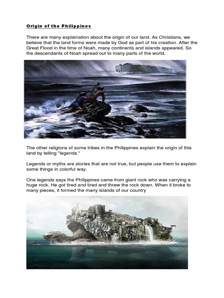 Origin of The Philippines | PDF | Philippines | Island