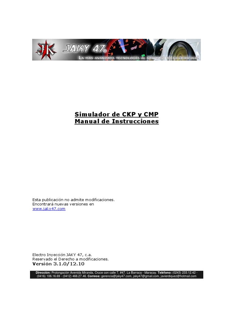 Manual de Simulador de CKP y CMP | PDF | Ingeniería Informática | Electrónica