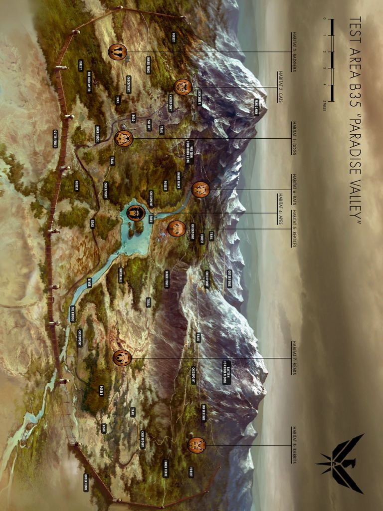 Mutant Year Zero - Genlab Alpha - Paradise Valley Map ( - Oef - ) PDF ...