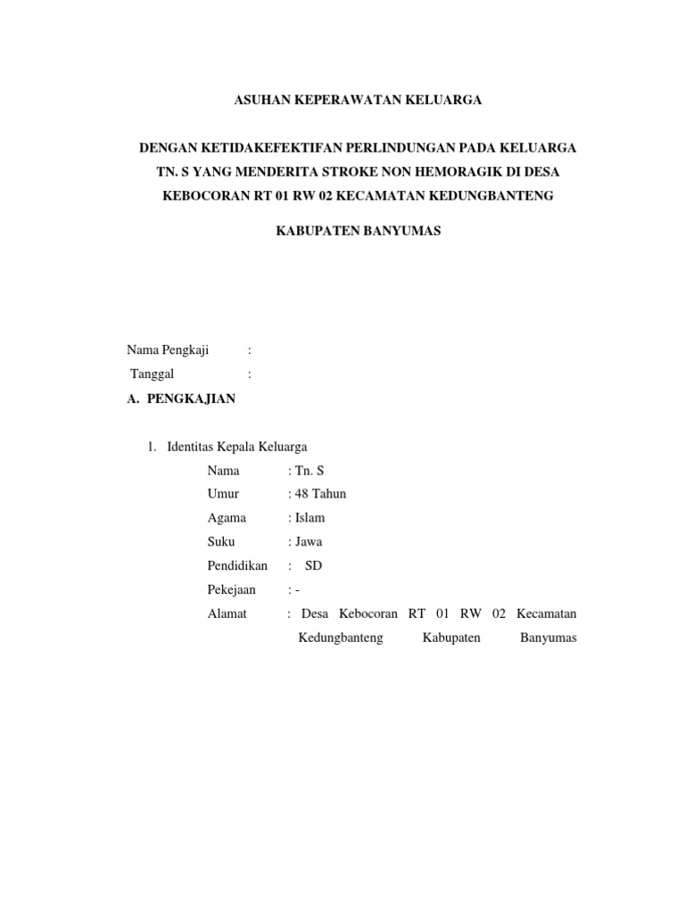 Askep Keluarga SNH Edit | PDF