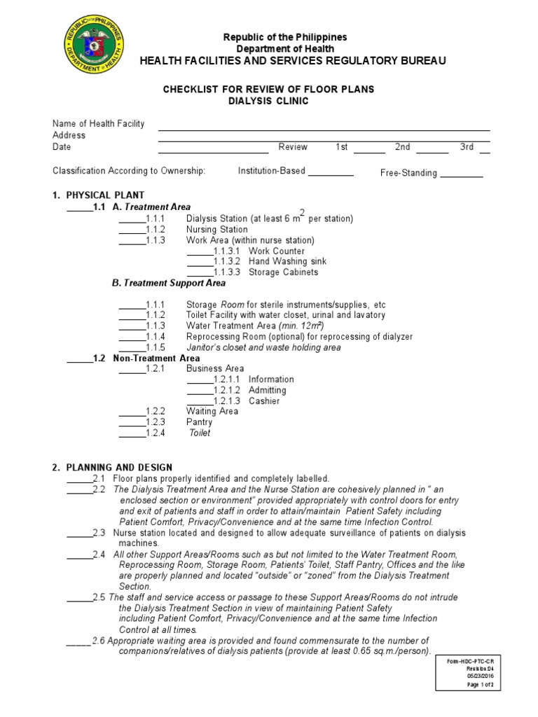 Health Facilities and Services Regulatory Bureau: Republic of The ...