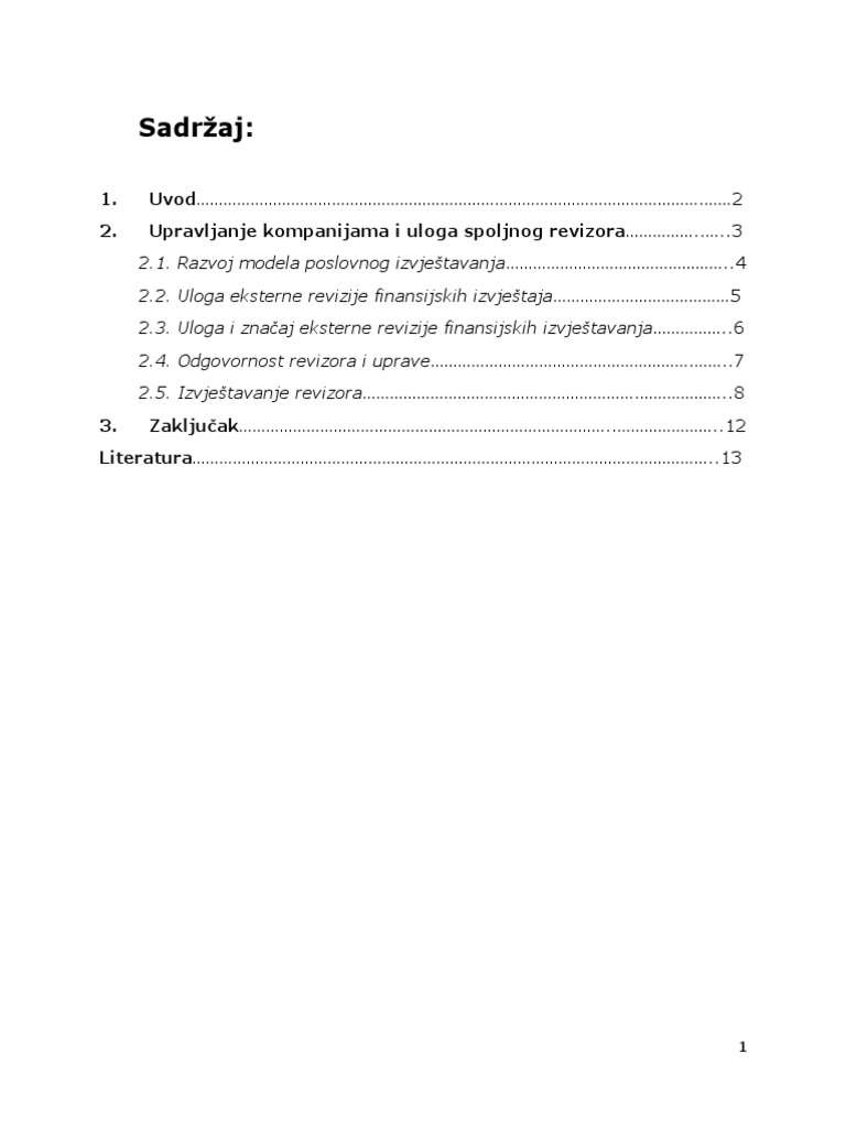 Eksterna Revizija | PDF