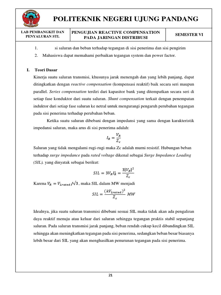 Reactive Compensation | PDF