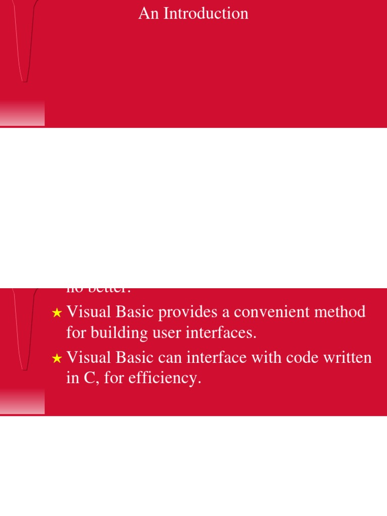 Visual Basic Programming: An Introduction | PDF | Array Data Type | C (Programming Language)