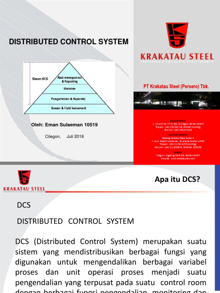 Pengertian dan Fungsi DCS dalam Industri | PDF