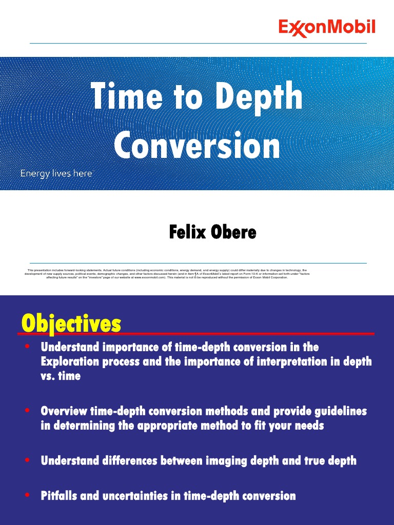 Time-Depth Conversion Techniques | PDF | Velocity | Geology