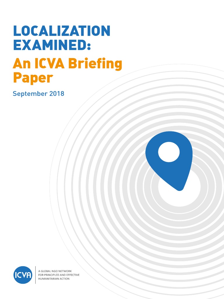 Localization of humanitarian action: An ICVA briefing paper | PDF ...