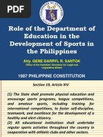 DepEd Sports Manual Policies and Guidelines | PDF | Learning | Governance