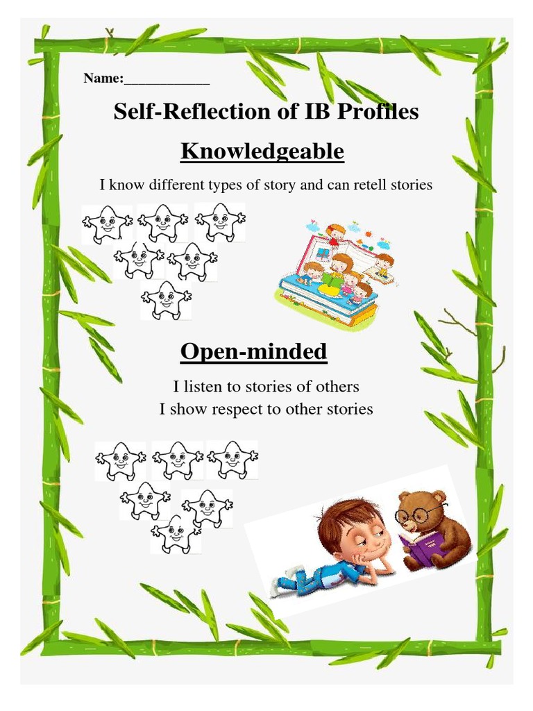 Self-Reflection on IB Profiles | PDF
