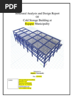 Cold Storage Layout | PDF | Building Engineering | Building Materials