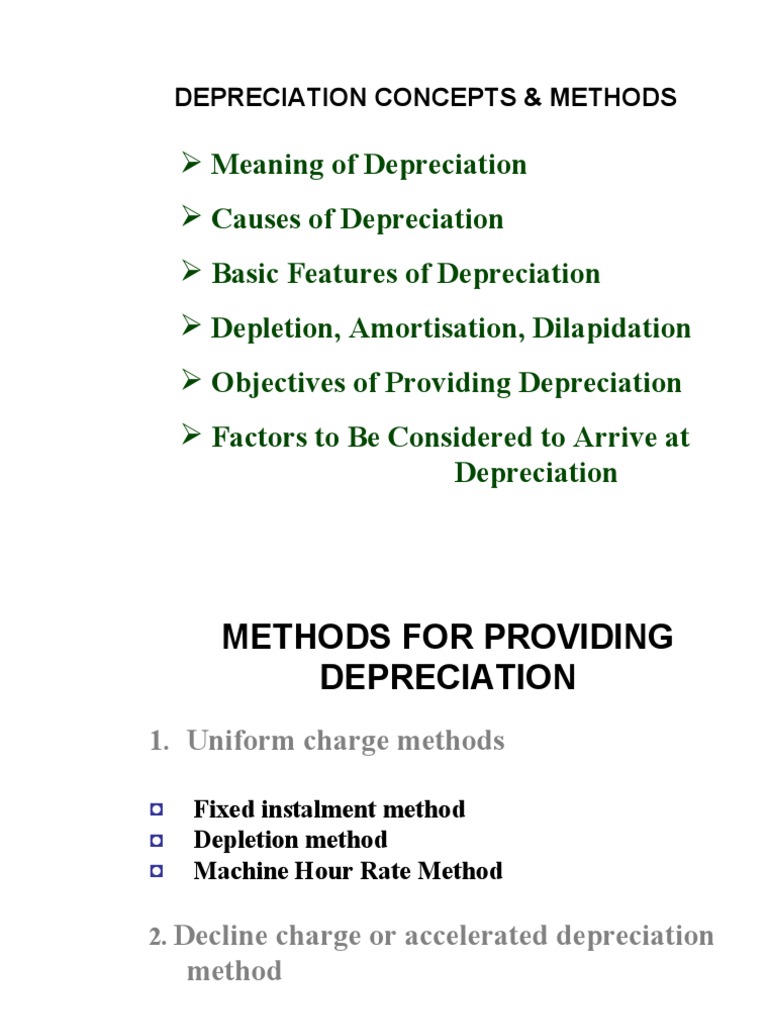 Presentation 1 | PDF | Depreciation | Economics