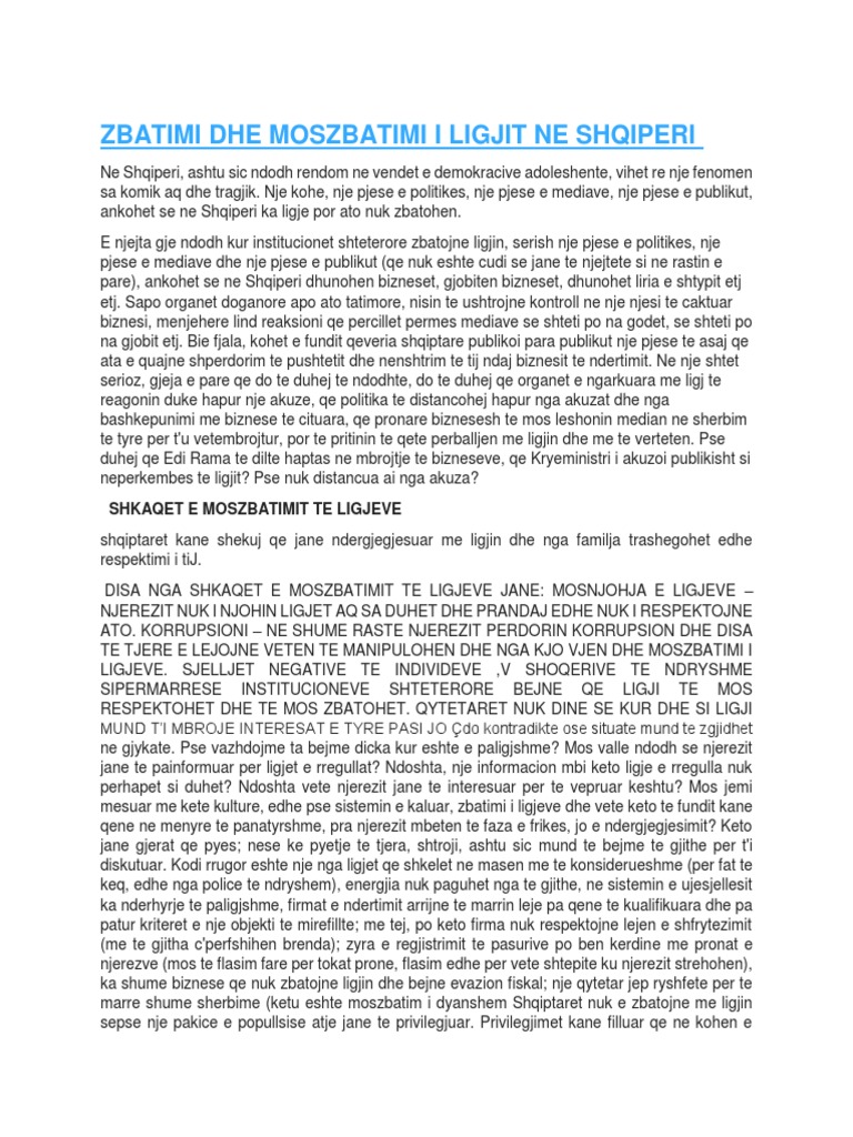 Projekt Qytetari | PDF