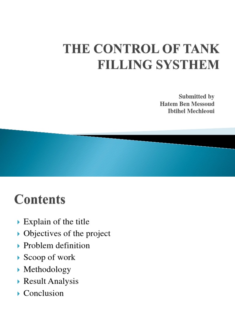 Control of Tank Filling System | PDF | Automation | Arduino
