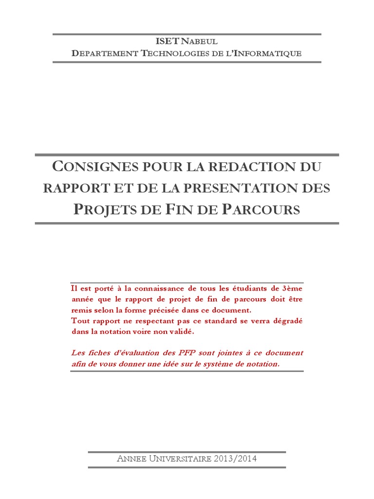 Guide PFP Sem2 13-14 PDF | PDF | Mise en page | Œuvres intellectuelles