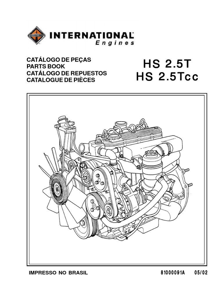 Catalogo de Pecas - Motor Maxion 2.5 PDF | PDF | Turbocompresseur | Cylindre (moteur)