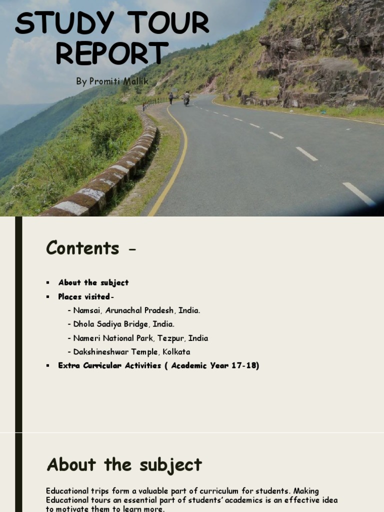 Study Tour Report | PDF