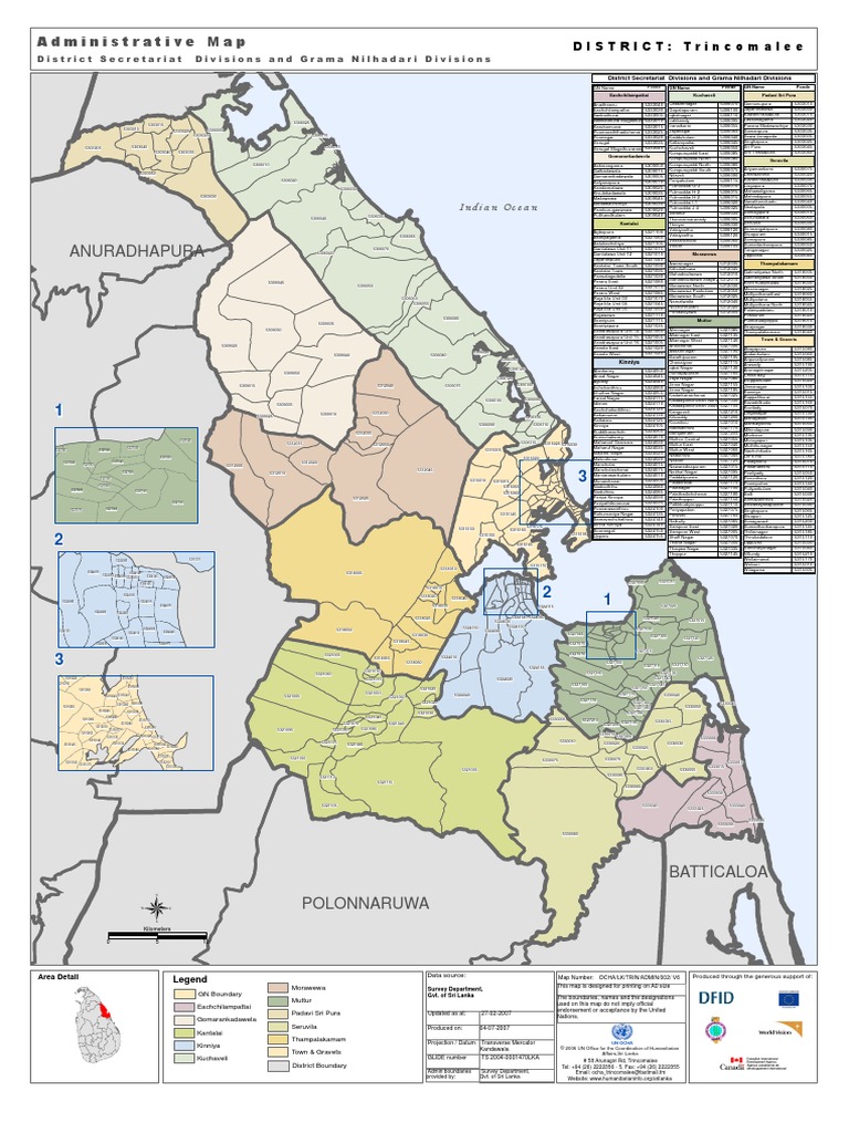 Trincomalee Map | PDF