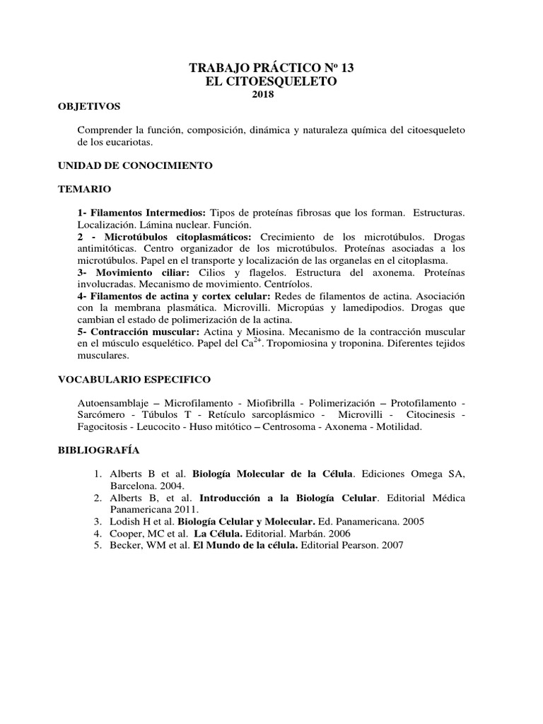 Función del cortex celular en eucariotas | PDF | Citoesqueleto | Actina