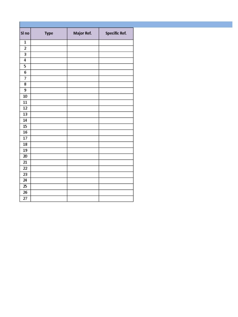 Research Paper Reference Log Template | PDF