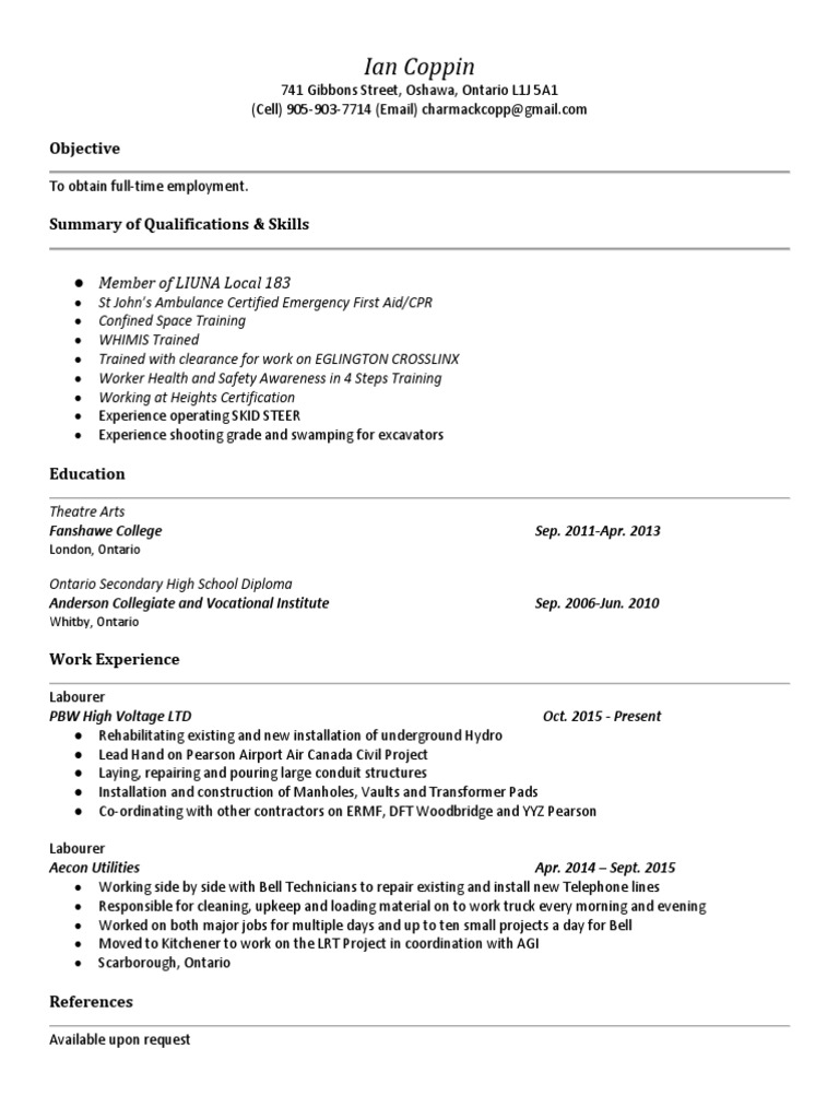 Ian New Resume | PDF