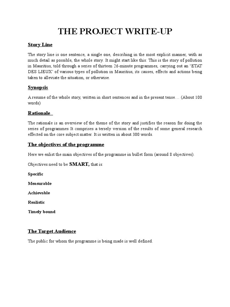 The Project Write-Up | PDF