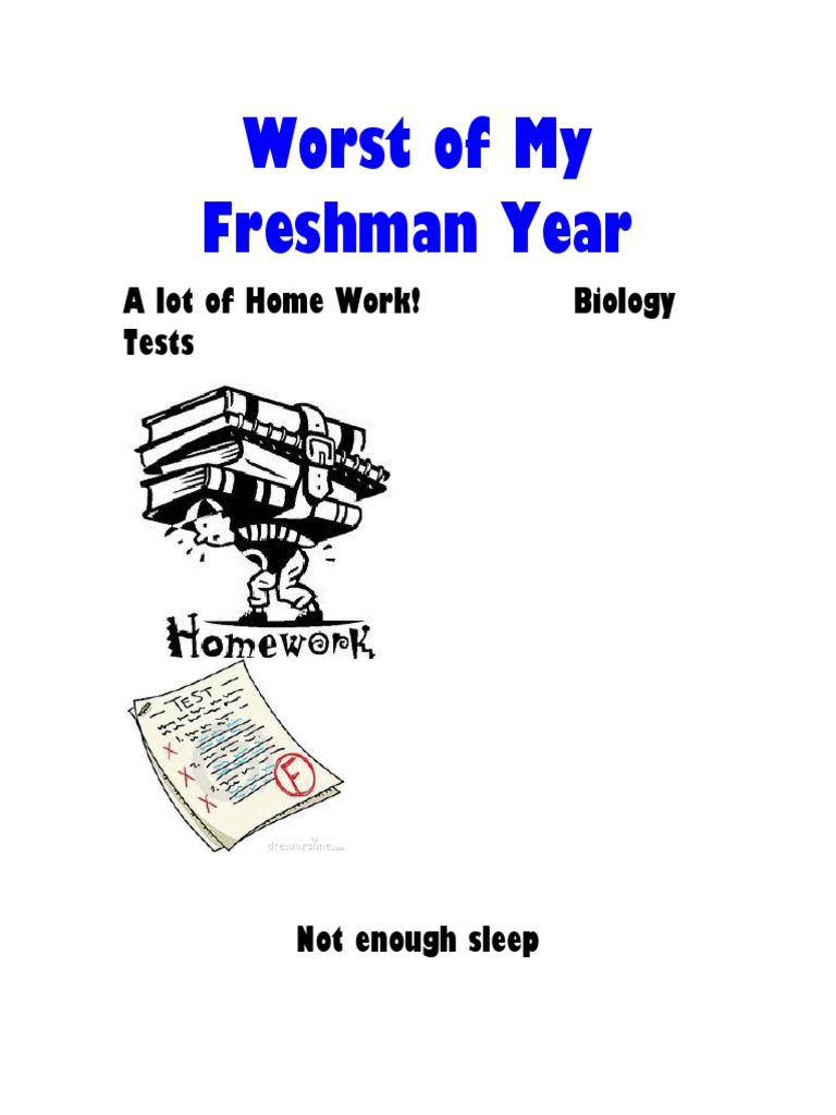 Freshman Year Struggles: Homework & Sleep | PDF