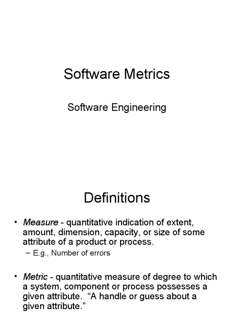 Software Metrics Download Free Pdf Inheritance Object Oriented Programming Information