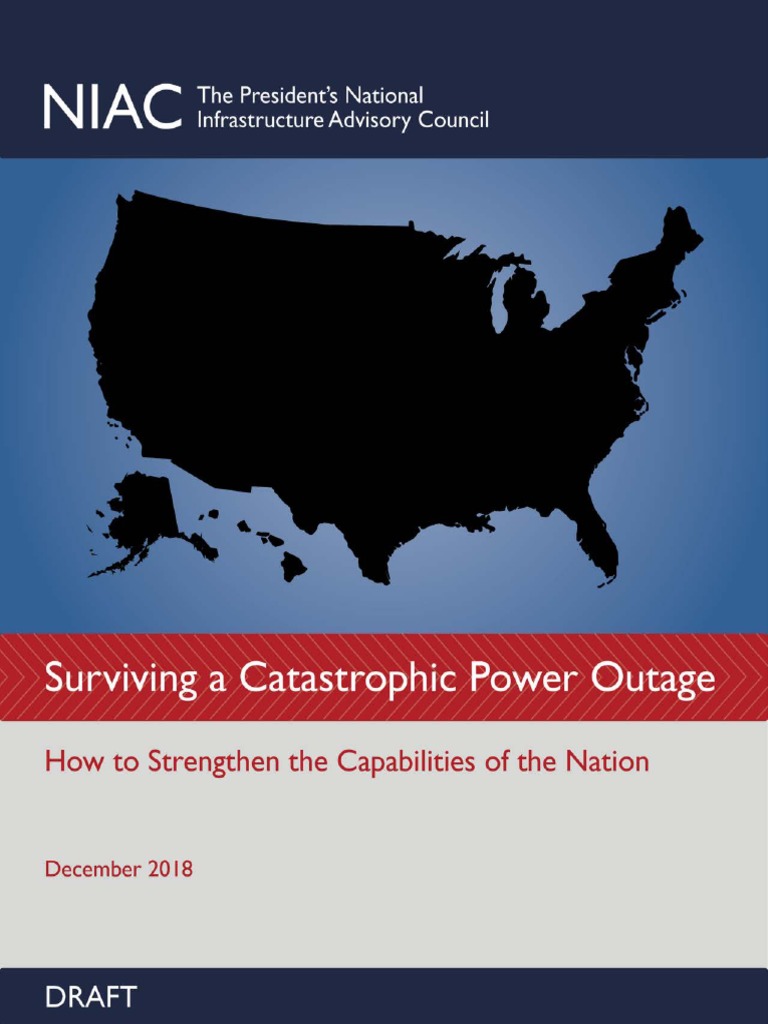 NIAC Catastrophic Power Outage Study - 508 FINAL | PDF | Emergency ...