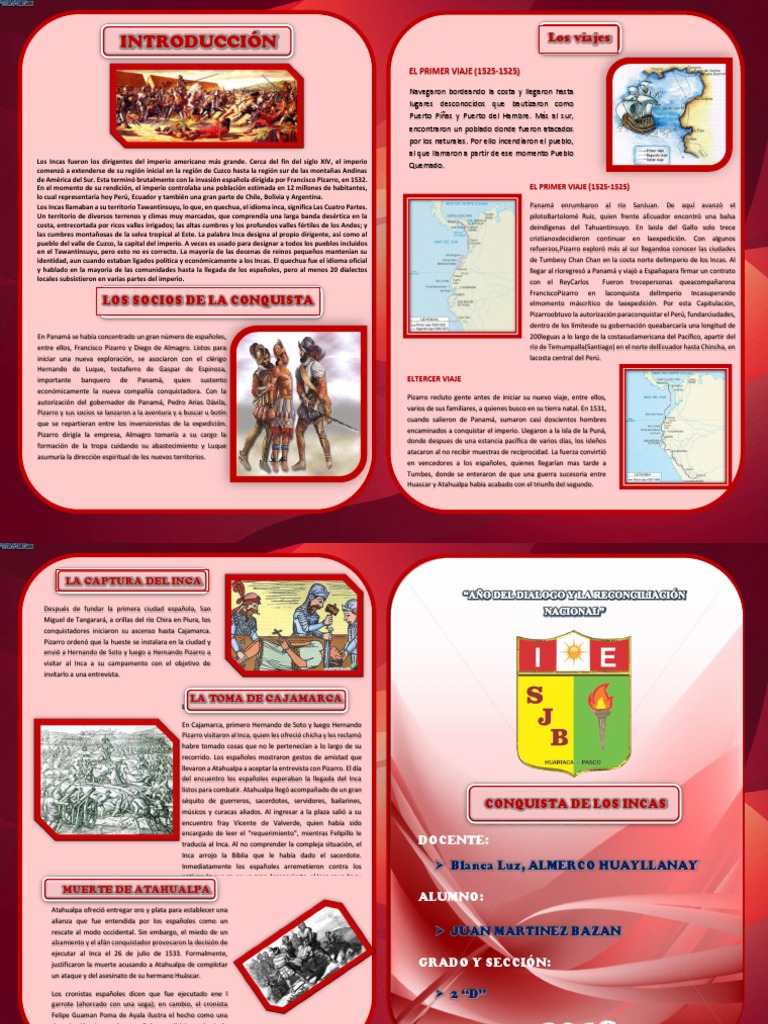 Tríptico sobre la Conquista Incaica | PDF | Francisco Pizarro | Imperio ...
