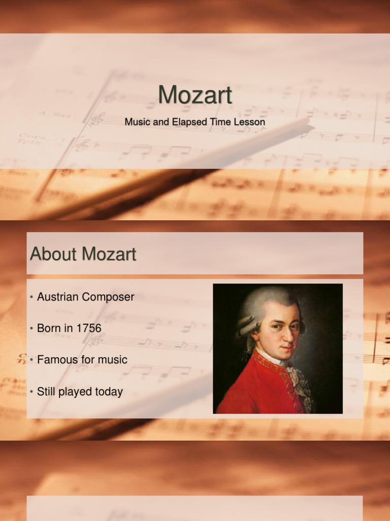 Mozart Powerpoint | PDF