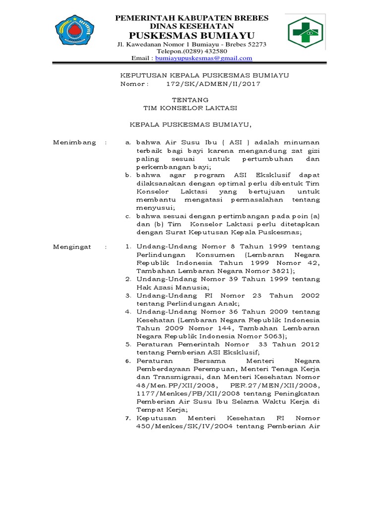 SK Konselor ASI | PDF