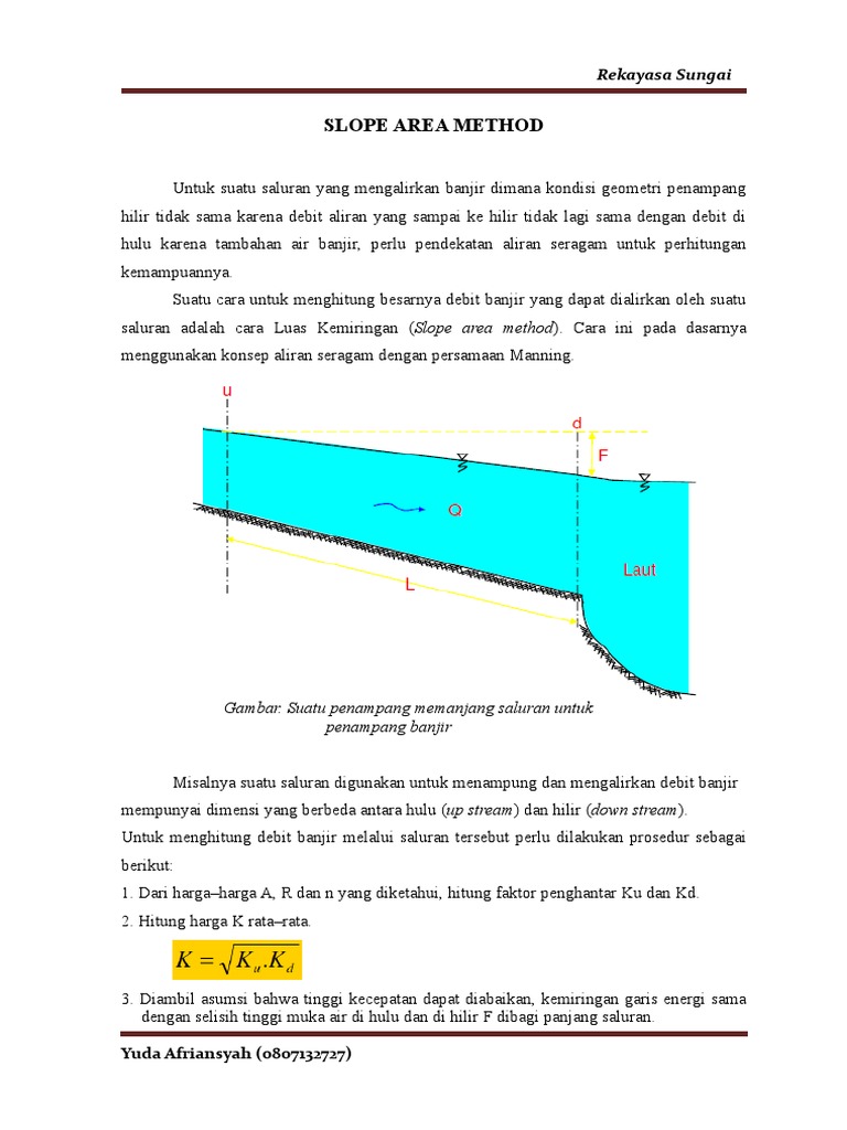 Slope Area Method | PDF