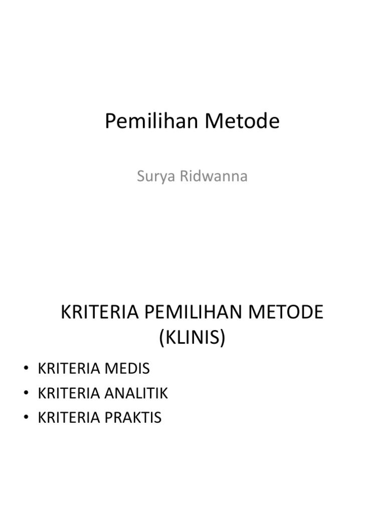 Perbandingan Metode d3 | PDF | Sains & Matematika