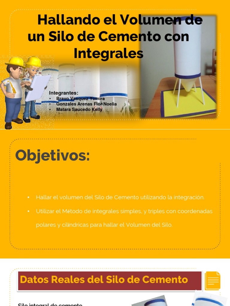 Proyecto Silo - Calculo III | Descargar gratis PDF | Integral | Volumen Proyecto Silo - Calculo III | Descargar gratis PDF | Integral | Volumen