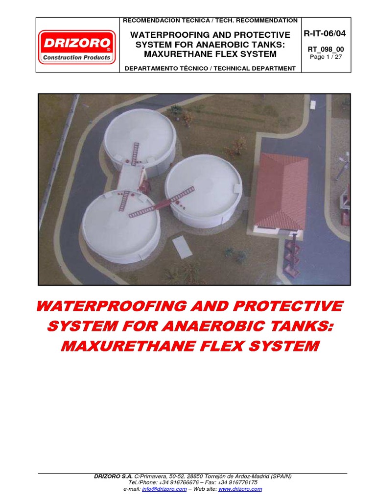 Method of Waterproofing With MAXURETHANE FLEX W | PDF | Concrete | Pipe (Fluid Conveyance)