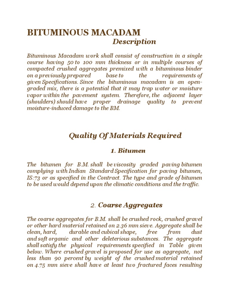 Granular Sub Base-Gsb | PDF | Asphalt | Road Surface
