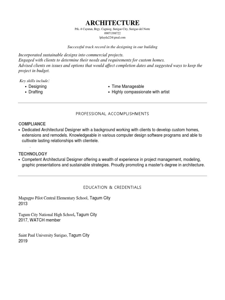 Architecture: Successful Track Record in The Designing in Our Building ...