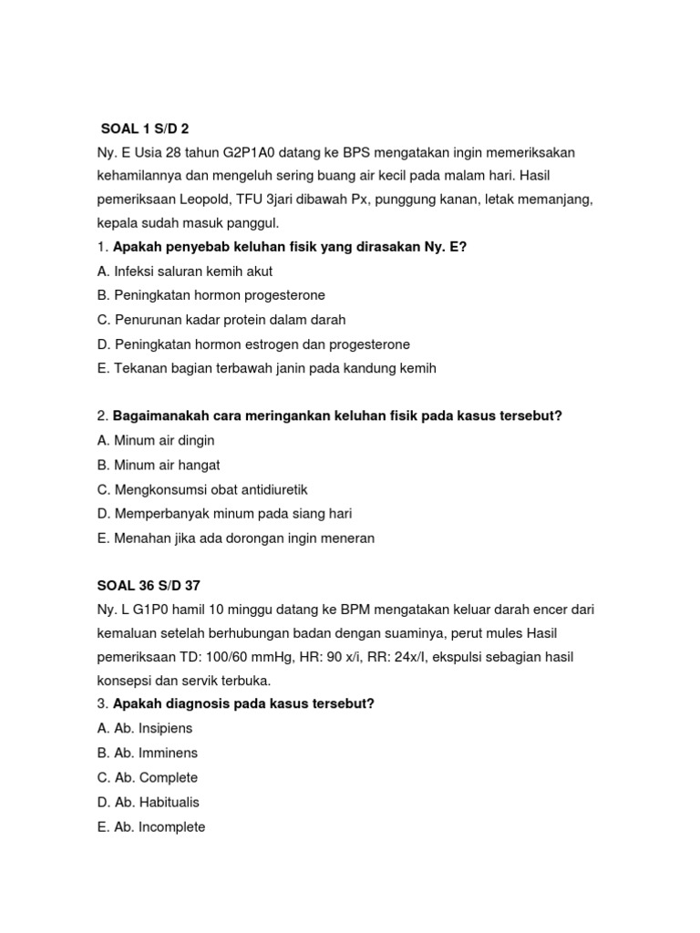 Soal Ukom Baru Kopertis | PDF