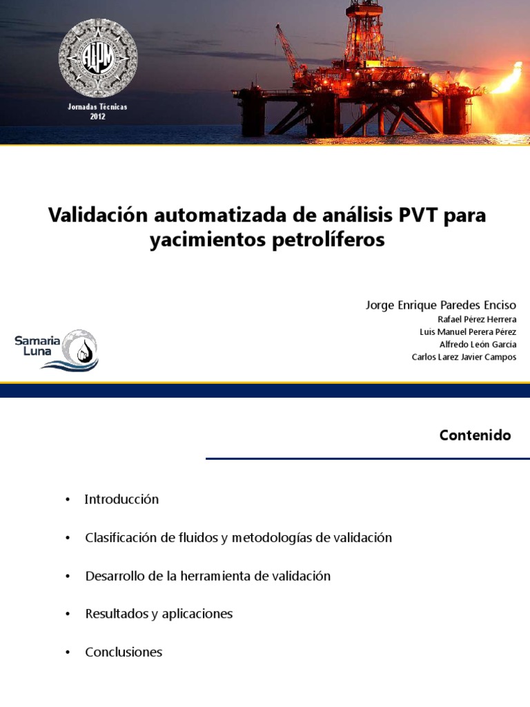 Validación Automatizada de Análisis PVT para Yacimientos PDF | PDF | Petróleo | Simulación
