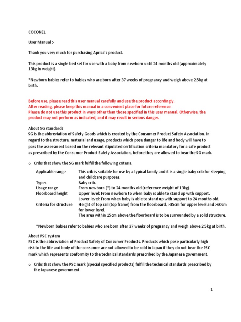 Coconel Manual | PDF