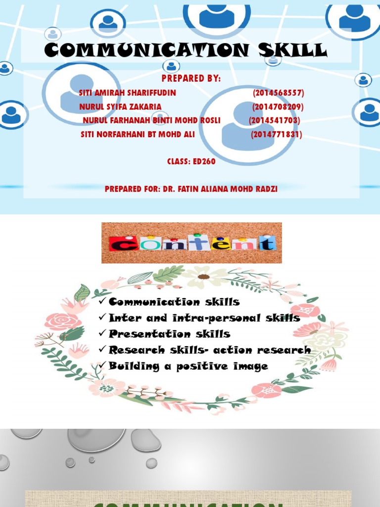 Communication Skills | PDF | Interpersonal Communication | Action Research