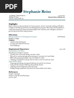 Tim Hortons Team Member Job Description | PDF