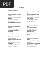 Tula (Grade 4) | PDF