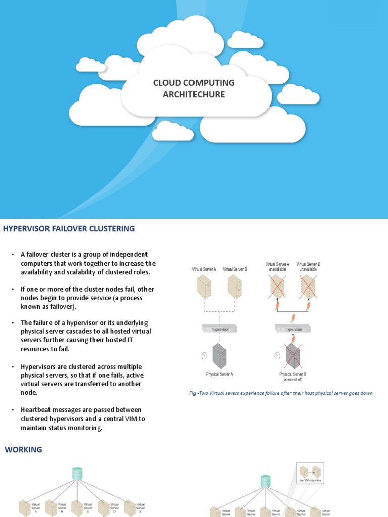 Cloud Computing Architechure | PDF | Computer Cluster | Cloud Computing