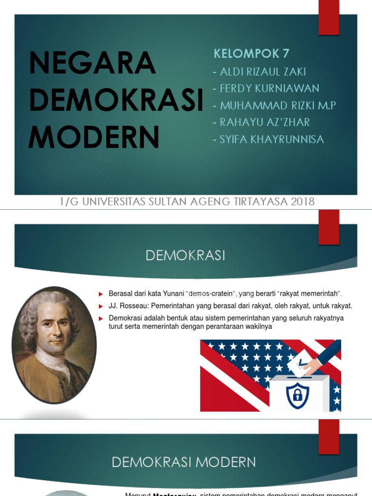 Negara Demokrasi Modern | PDF