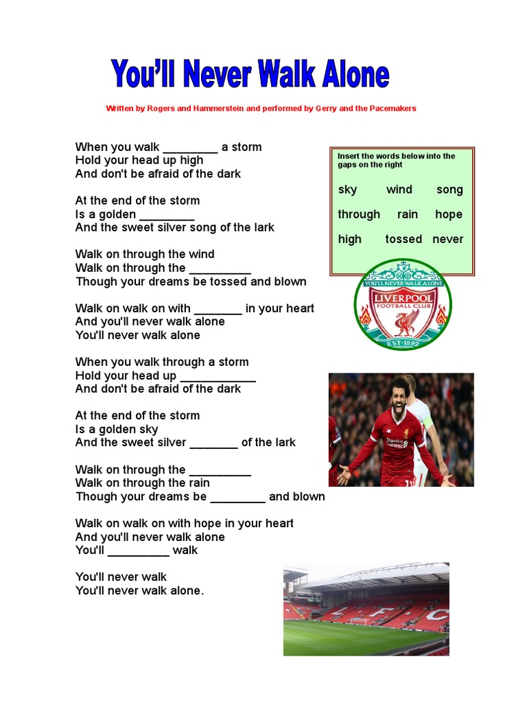 You LL Never Walk Alone 2 | PDF | Poetry