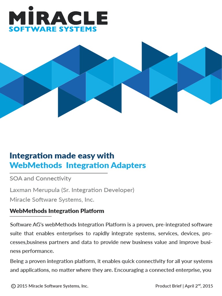 WebMethods Adapters | PDF | Salesforce.Com | Sap Se