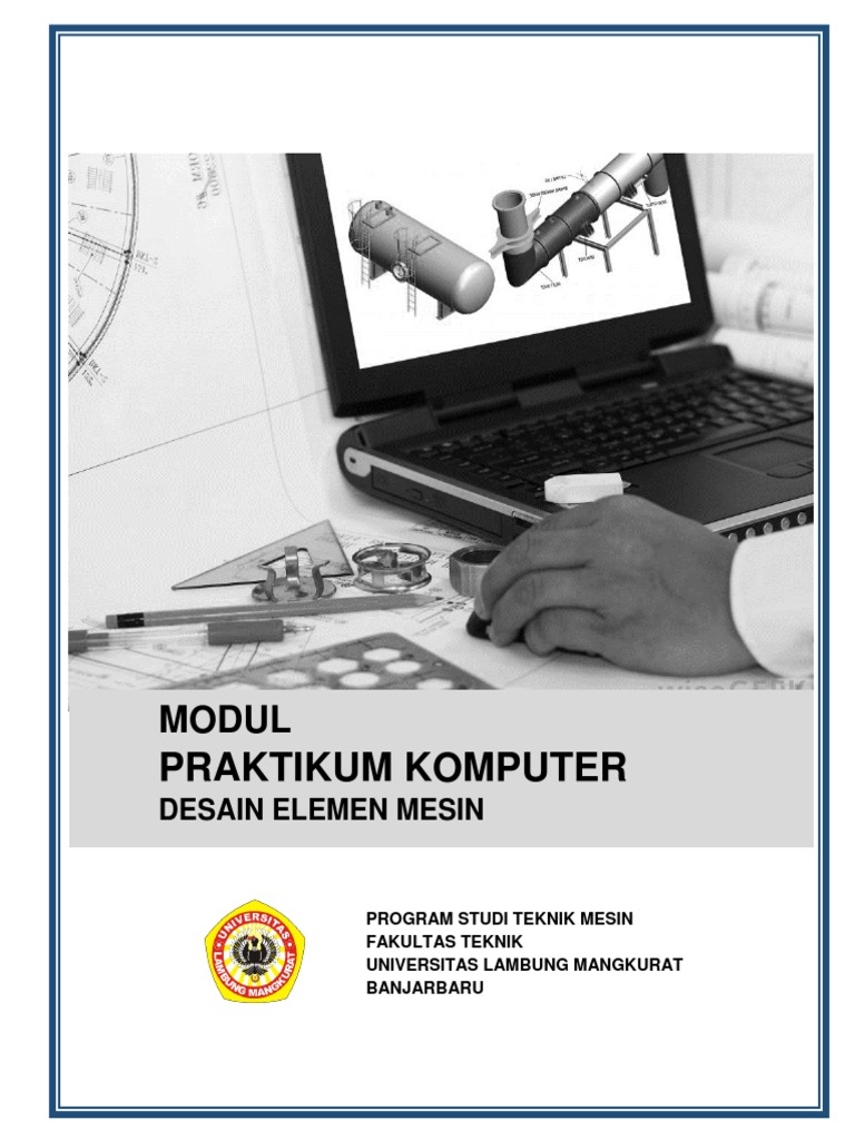 Modul Praktikum Desain Elemen Mesin | PDF | Seni | Komputer