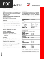 Fosroc Nitocote EP405 TDS | PDF | Concrete | Epoxy